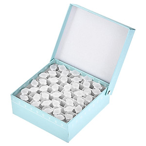 uxcell Centrifuge Tube Freezer Storage Box 81 Places Waterproof Cardboard Cryogenic Holder Rack for 1.8/2ml Microcentrifuge Tubes Vials Samples, 4in1 Set