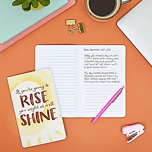 Set of 8 Inspirational Notebooks, 5x8 Bulk Journals with Motivational Quotes for Women, Teacher Appreciation Gifts Bulk (40 sheets/80 Pages)