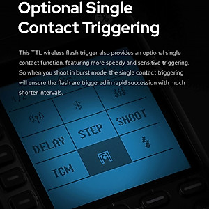 Godox XProII XProII-C XProIIC Trigger w/2×Godox X1R-C Receiver for Canon, Godox Flash Wireless Transmitter TTL 2.4G HSS 1/8000S Bluetooth Connection, Large Screen Trigger for Canon EOS Cameras