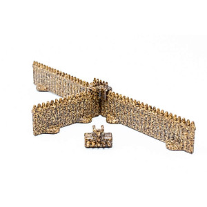 Palisades Fences Kit - Mini Dungeon Castle Cavern Terrain for RPGs, Dungeons & Dragons (DND), Pathfinder, War Gaming, and More! by DCD (34+pcs, 7ft 8in)