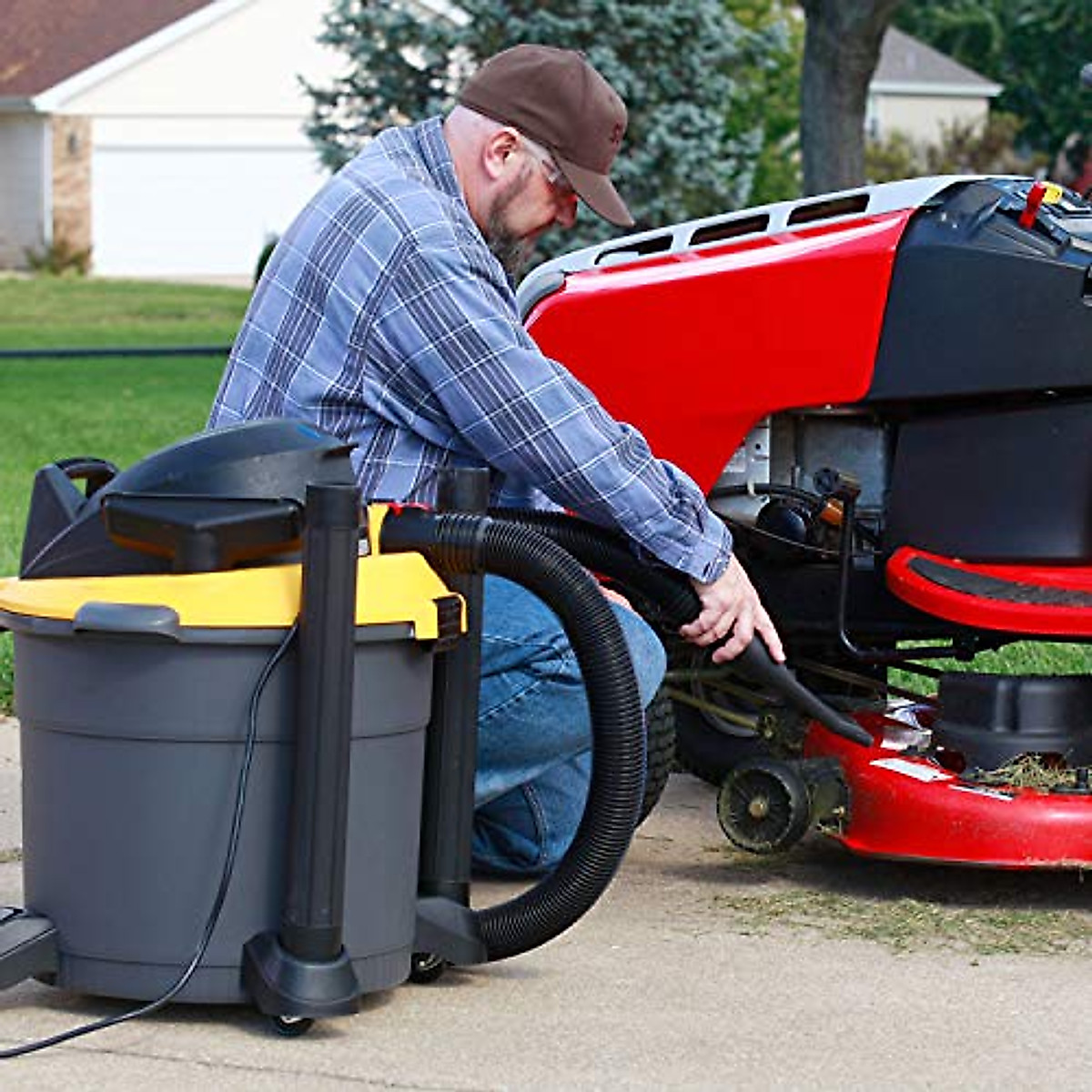 WORKSHOP Wet/Dry Vacs Vacuum WS1600VA High Capacity Wet/Dry Vacuum Cleaner, 16-Gallon Heavy-Duty Shop Vacuum Cleaner, 6.5 Peak HP Wet and Dry Vacuum