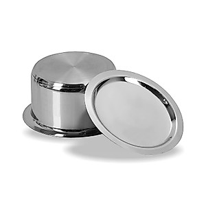 Stainless Steel Milk Pot/Tope with Lid, 6 L, 1 Piece (Silver)