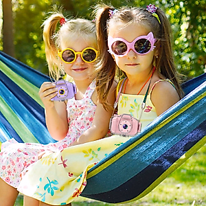 Agoigo Kids Waterproof Camera - Children Underwater HD Video Digital Camcorder, Portable Travel Toy for Toddler - Ideal Christmas Birthday Gifts for Boys Girls Age 3-12 with 32GB Card (Pink)