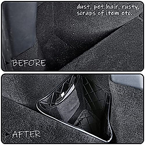 ShowEv Tesla Model Y Trunk Side Storage Organizer Bins Protector Pocket for Tesla Model Y 2020 2021 2022 Accessories