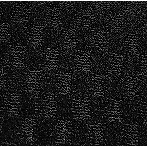 Garland Rug Medallion Area Rug, 9-Feet by 12-Feet, Black