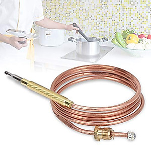 Fdit Gas Stove Universal Thermocouple Fireplace Replacement Kit Adaptors for BBQ Grill Gas Water Heater