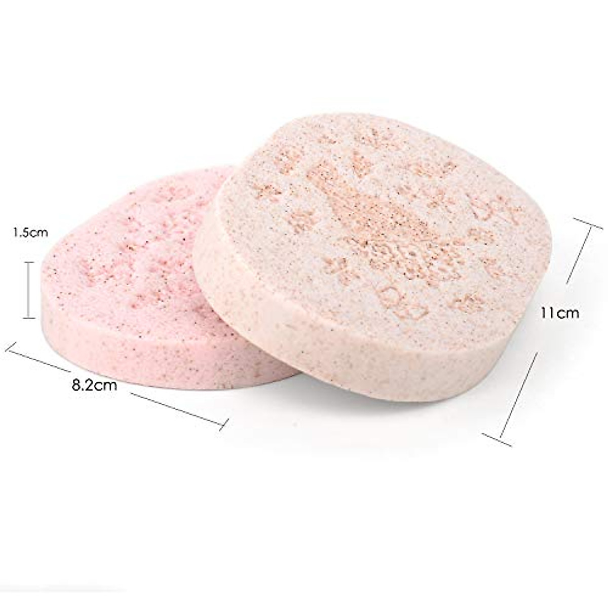 Facial Bath Cleansing Sponges for Aging Skin Cleaning, Reusable Cosmetic Face Sponge Pads for Facial, Body, Bath, Spa, Makeup Remover