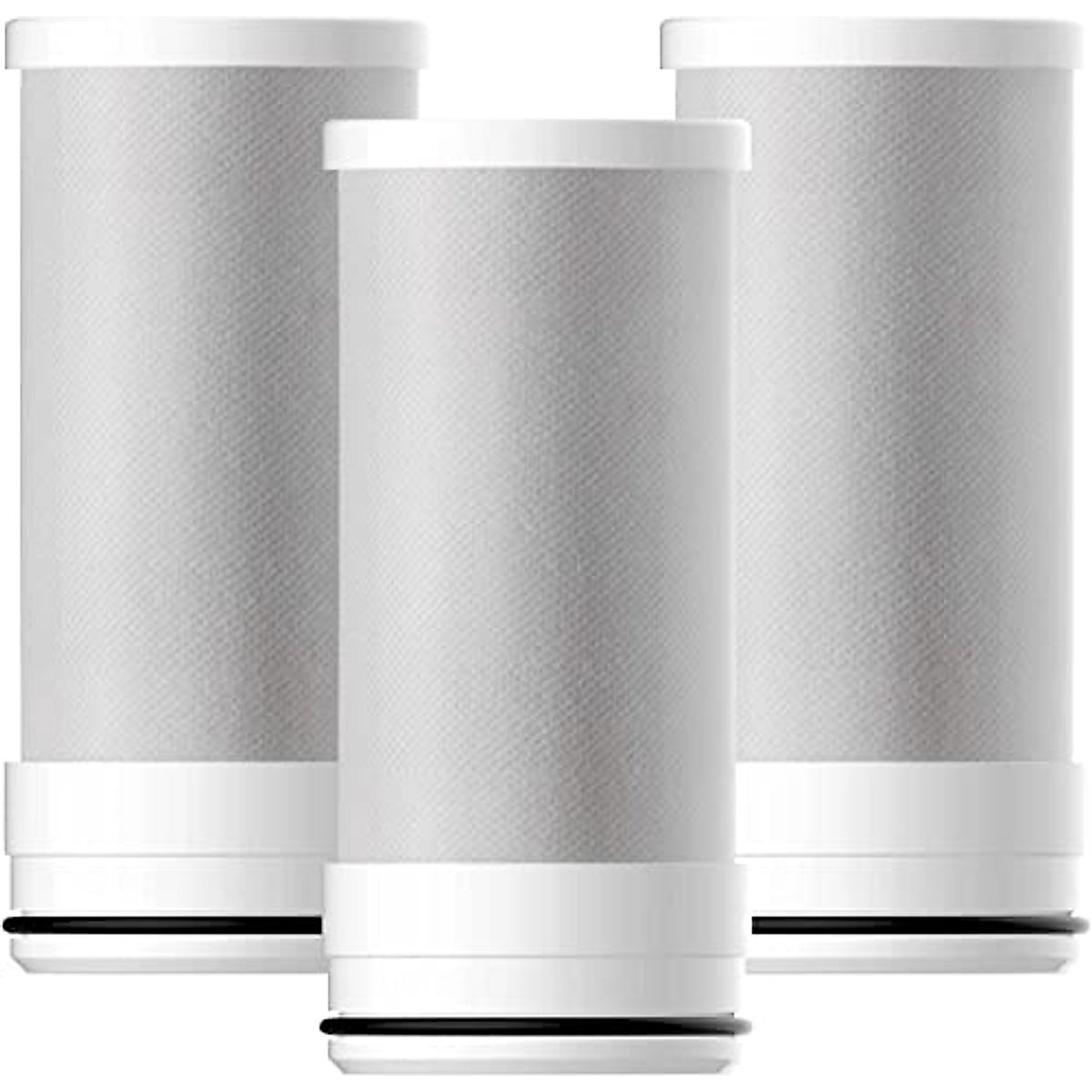 Waterdrop WD-FF-03A Faucet Replacement Filter, Carbon Block Filter Fits WD-FC-01, WD-FC-02, WD-FC-03, WD-FC-06, Reduces Chlorine, Heavy Metals and Bad Taste, Pack of 3