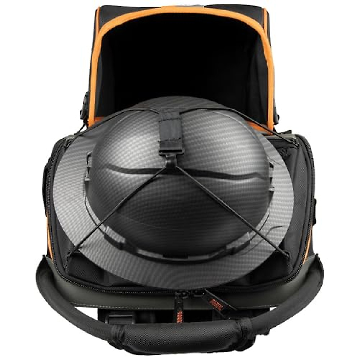 Klein Tools 55664 Replacement Bands with Clip to Secure Hard Hats and Safety Helmets to the Tradesman Pro Ironworker and Welder Backpack,Black