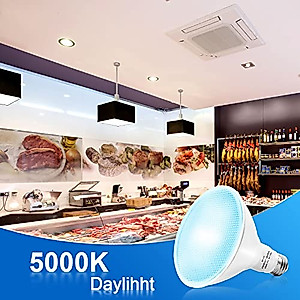 mfxmf LED Flood Outdoor Light Bulb 5000K Daylight，110V E26 Base 20W PAR38 Flood Light Bulbs Replace Up to 200W, Non-Dimmable,1800 Lumens LED Flood Light for Outdoor Hallway Garden（2 Pack）