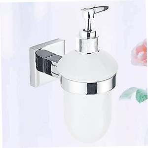 DRESSOOS 304 Stainless Steel Soap Dispenser Wall Mount Liquid Soap Bottle for Bathroom Kitchen Use
