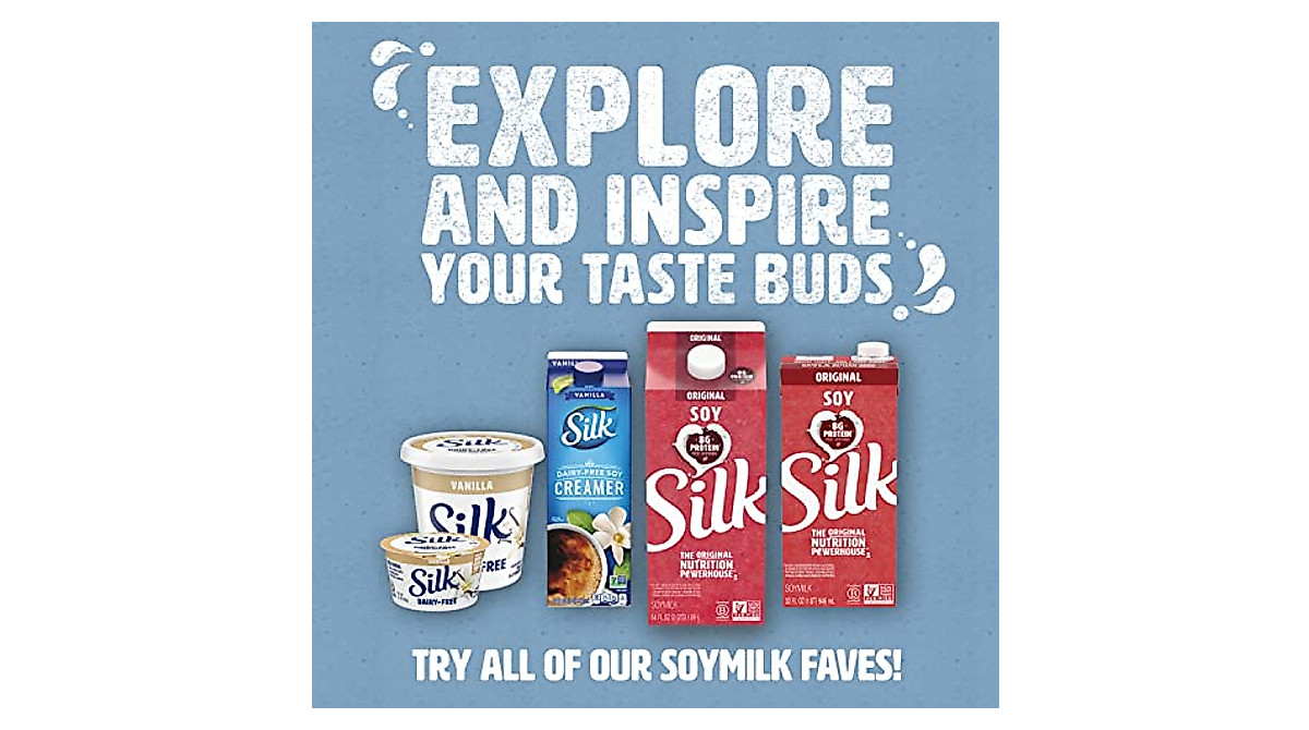 Silk Vanilla Soy Milk (6 Pack) - Shelf-Stable, Dairy-Free