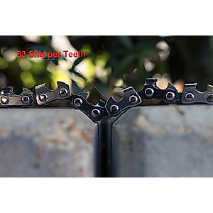 Homyall 24" Pocket Chainsaw 3x Faster With CUTTING BLADE ON EVERY LINK-Best Pocket Saw for Wood Cutting Outdoor Hiking Camping Survival Gear Garden Work With Pouch- Bonus Front Snap Carrying Case