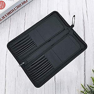 NUOBESTY Pencils Roll Canvas Brush Wrap Rollable Pouch Pen Art Paint Brush Holder Storage for Students Artist