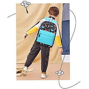 Vanaheimr Kid Backpack for School Bag Dinosaur Toddler Backpack Preschool Book Bag Infant Kindergarten Bag Nursery Lunch Box Boy