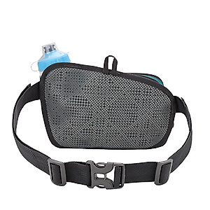 YUOTO Outdoor Fanny Pack with Water Bottle Holder for Walking Hiking Hydration Belt Waist Bag