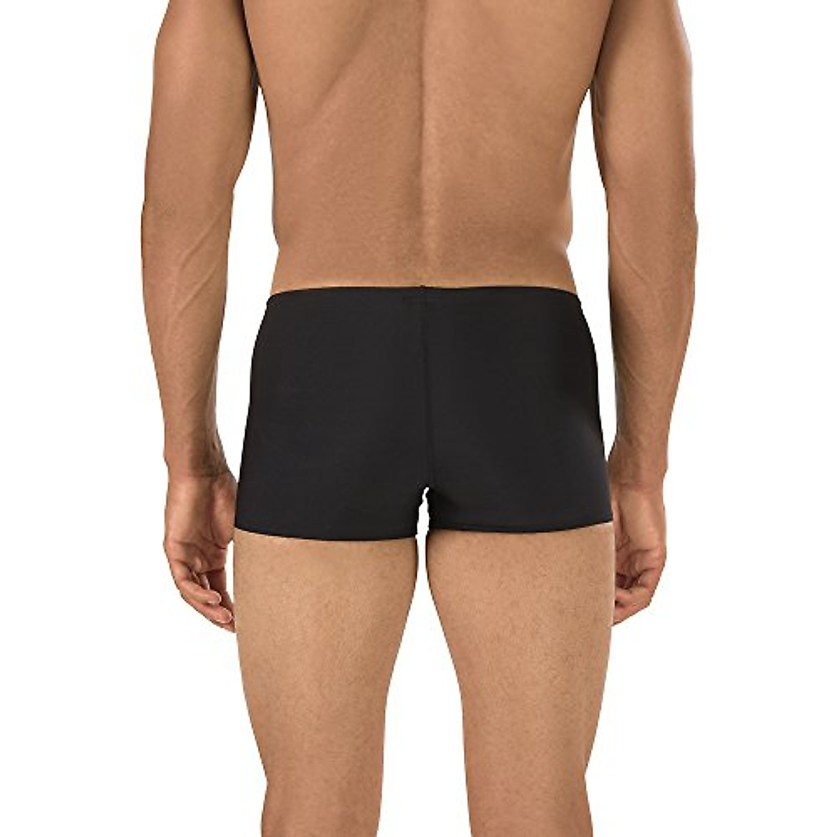 Speedo Men's Swimsuit Square Leg Endurance+ Solid,Speedo Black,30
