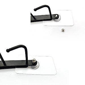 3 Pcs Mug Hooks Under Shelf, Cup Holder Under Cabinet, Coffee Mugs Cups Storage Rack Holder Hanger, Adhesive Drilling Free 6 Hook Coffee Cup Mug Holder Hanger for Kitchen Cabinet Shelf