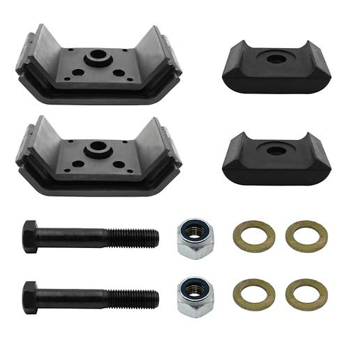 Motor Mount Kit with Hardware for Kenworth K066377, K066421, 32.1106R