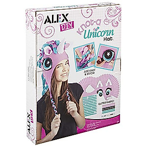 Alex DIY Knot-A Unicorn Hat Craft Kit Kids Art and Craft Activity