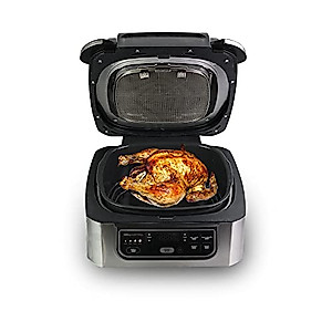 Stainless Steel Splatter Shield - Air Fryer Accessories Replacement Parts for Ninja Foodi AG301, AG300