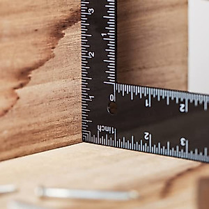 Mr. Pen- Carpenter Square, Framing Square, 8 inch x 12 inch , Carpenters Square , Right Angle Ruler, Framing Tools, L Shape Ruler, Metal Square, Steel Square