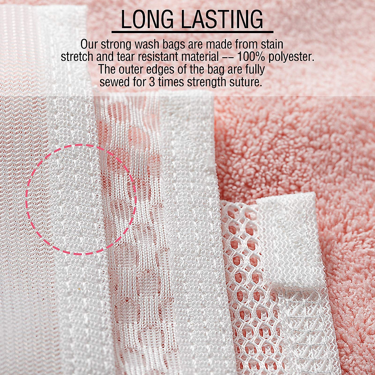 MIFNRO 3 Packs Delicate Laundry Bags for Reusable Face Masks and Reusable Makeup Remover Pads,Fine Mesh Wash Bags,Use YKK Zipper, with Hanger Loop, Portable Mask Storage Bag (3 Small)