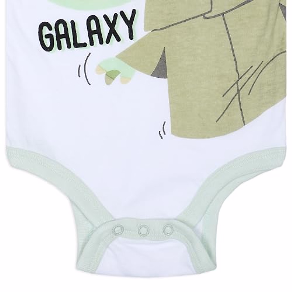 STAR WARS The Mandalorian Grogu Baby Boys Short Sleeve Bodysuit and Cap Set for Newborn and Infants