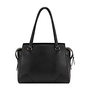 NINE WEST Brooklyn Jet Set Shldr Satchel, Black