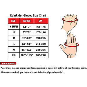 RainRider Sailing Gloves for Men Women Long Finger Fishing Boating Kayaking Surfing Dinghy Canoe Padding and Water Sports, Leather in Palm to Enhance Gripping(Black,XL)