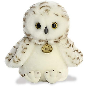 Aurora® Adorable Miyoni® Tots Snowy Owlet Stuffed Animal - Lifelike Detail - Cherished Companionship - White 10 Inches