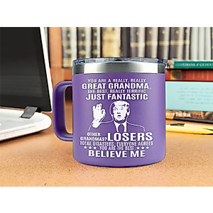 Edizzone Grandma Funny Mug - Grandma Gifts - Grandma Birthday Gifts - Gifts for Grandmother for Christmas - Gigi Gifts for Grandma From Granddaughter Grandson - Mothers Day Gifts for Grandma