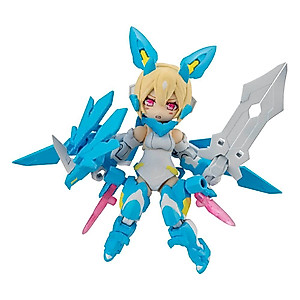 Megahouse Desktop Army Megami Device Asra Series (Cherry Blossom Oni, Aoi) Box of 4, Multiple Colors (MH83138)