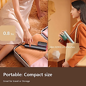 Nesugar Steamer for Clothes Steamer, Fashion Portable Handheld Garment Steamer, 0.8lbs Lightly, 15s Fast Heat-up, 10 Minutes of Continuous Steam, Light Mini Steam Iron for travel and home