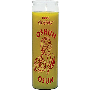 Indio 7DAY Candle-OSHUN Yellow:Orishas 7 Day Glass Candle Oshun - Yellow