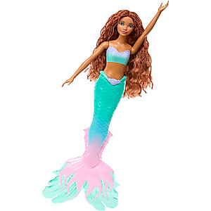 Mattel Disney The Little Mermaid Sing & Dream Ariel Fashion Doll with Signature Tail, Toys Inspired by the Movie