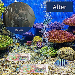 Shappy 20 Pieces Aquarium Filter Media Bags Fish Tank Filter Bag White Net Bag Fine Mesh Filter Bag with Zipper for Activated Carbon Biospheres Ceramic Rings Fresh or Saltwater Tanks