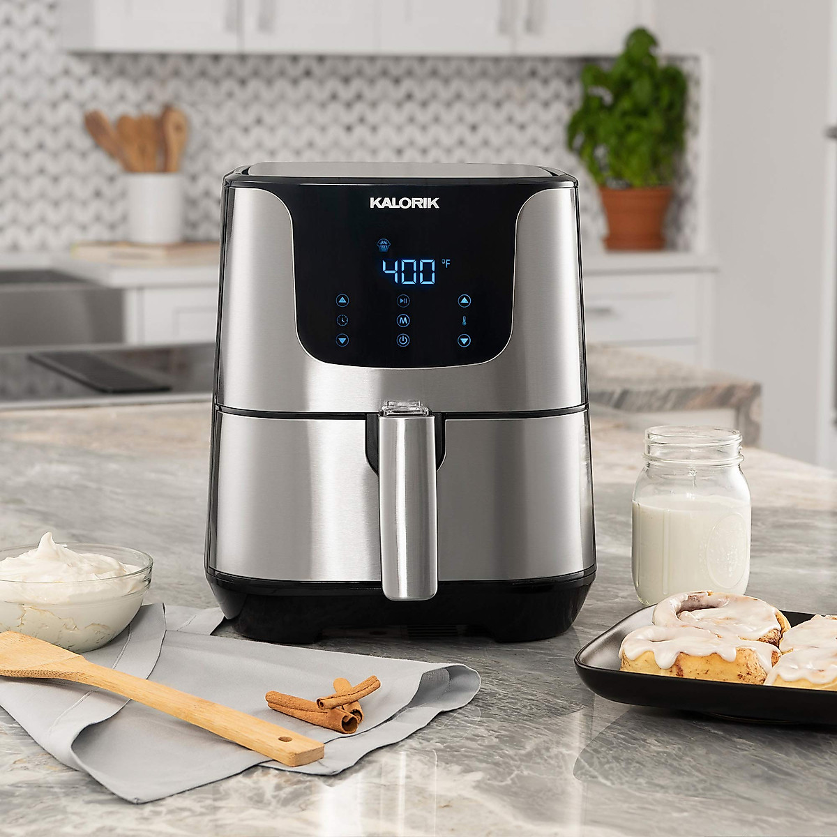 Kalorik 5.3 Quart XL Air Fryer Pro with Digital Touch Screen