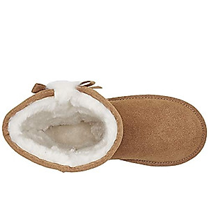 Koolaburra by UGG Unisex-Child Victoria Tall Boot, Chestnut, 1 Little Kid