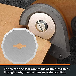 FALESOUL 4 Pcs Replacement Rotary Blades Compatible with Worx WX082L 4V ZipSnip Cordless Electric Scissors, WA2300 Replacement Blades Fits RC2600K,RC2601, RC2602, WX080L, WX081L