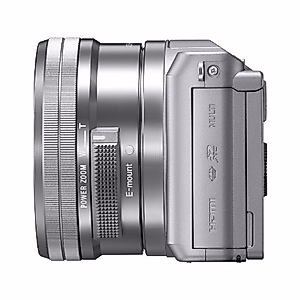 Sony Alpha a5000 Mirrorless Digital Camera with 16-50mm OSS Lens (Silver)