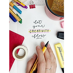 Eco-Friendly Fiber-Tip Sign Pen - STABILO GREENpoint - Pack of 6 - Assorted Colors