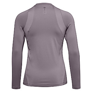 Under Armour Women's Rush Long Sleeve Workout T-Shirt , Slate Purple (585)/Iridescent , Large