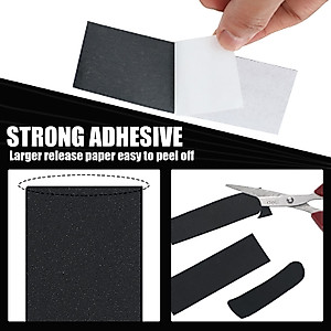 30 Pcs Fingerboard Foam Grip Tape Adhesive Foam Fingerboard Stickers Uncut Foam Tape for Fingerboard Finger Toy Skateboard, 36 x 110 mm