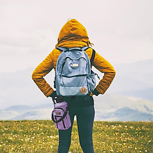 NATURE PIONEOR Water Bottle Holder with Strap 32 oz Insulated Water Bottle Carrier Sling Sleeve for Hiking,Outdoor Camping,Gym