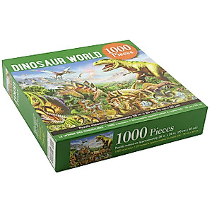 PETER PAUPER PRESS Dinosaur World 1000 Piece Jigsaw Puzzle