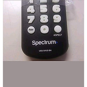 Spectrum TV Remote Control 3 Types to Choose FromBackwards Compatible with Time Warner, Brighthouse and Charter Cable Boxes (Pack of One, UR3-SR3S)