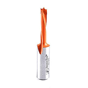 Amana Tool - 301005 Carbide Tipped Brad Pt. Boring Bit L/H 5mm Dia x 57mm Long x 10mm Sh