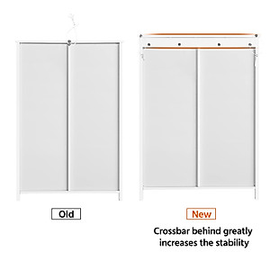 Yaheetech Large Bathroom Floor Cabinet with 4 Dawers and Single Door Cabinet, Freestanding Storage Cabinet Organizer for Bathroom Living Room Hallway, White, 26 x 14 x 35.5 in