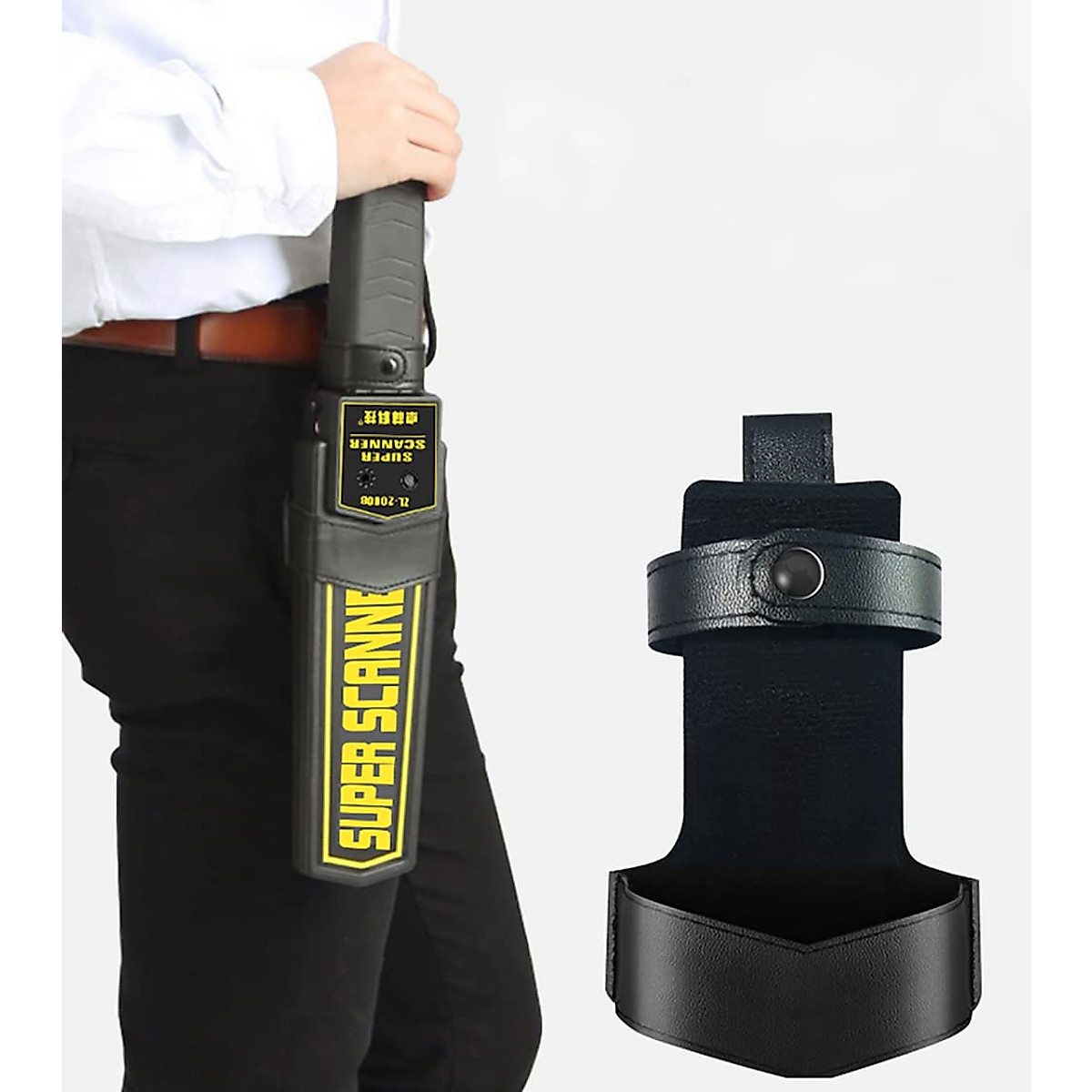 Hand Held Metal Detector Wand Security Scanner Holster/Super Scanner V Metal Detector Belt Loop/Portable Security Wand Scanner Tool Accessories